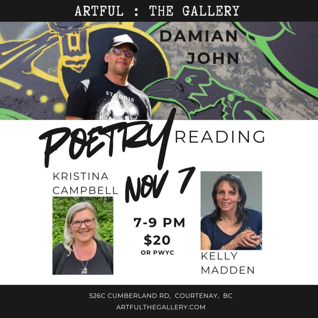 Poetry Reading at Artful : The Gallery | Comox Valley Arts